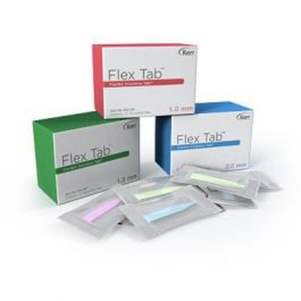 Flex Tabs, Blue, 2.0mm kerr Lab