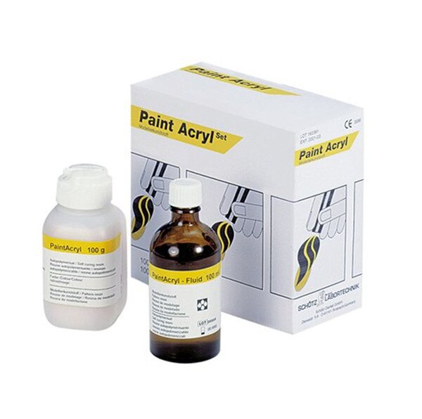 Paint Acryl Set (100gm powder, 100gm Liquid) Carving Acrylic