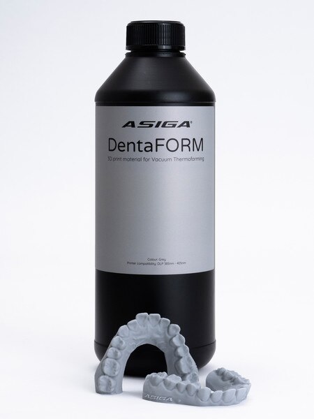 DentaForm 1k Vacuum Thermoforming Asiga Resin