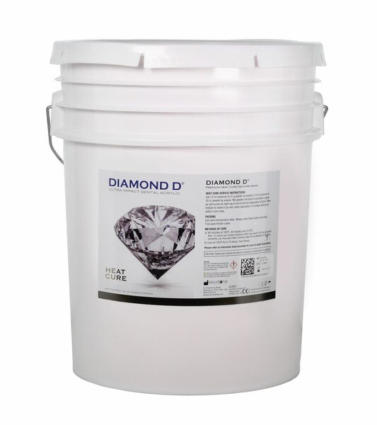 Diamond D Heat Cure 25 Pd Original Shade & 4qts Monomer Keystone