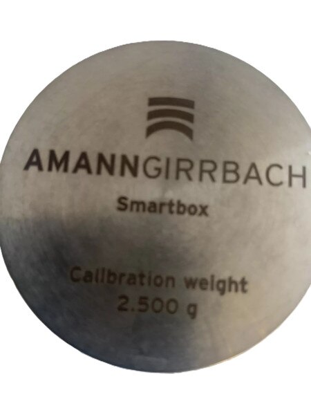 Smartbox calibration weight 2500g, Amann