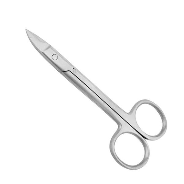 Crown & Bridge Scissors, Curved 4-1/2', Stainless Steel