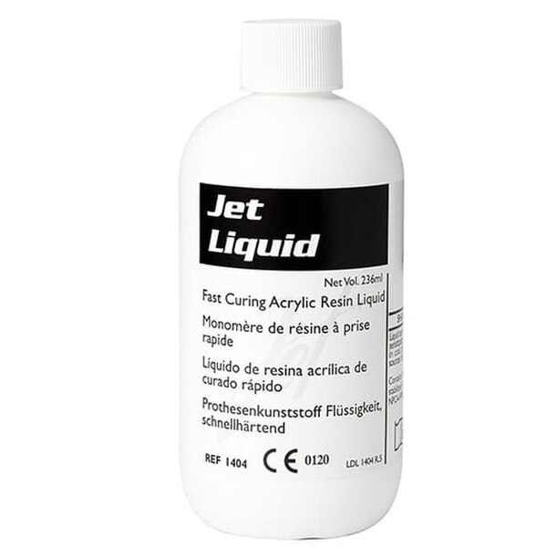 Jet Acrylic Liquid, 236 ml (8 oz) Lang