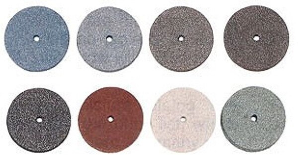 Superior Medium soft Light grey rubber polishing wheel 100 keyst