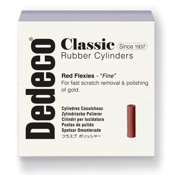 Dedeco Clasp Polishers Red Flexies (Rubber Points)