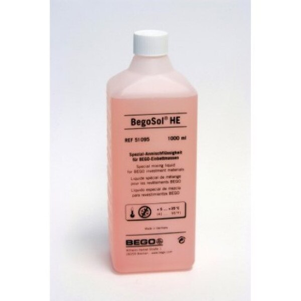 BegoSol HE: Mixing liquid for Bellavest SH 1Liter Bego investment