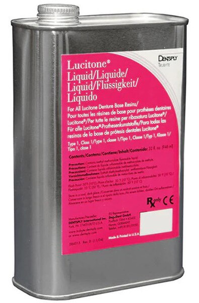 Lucitone 199 Heat cure Liquid, Quart