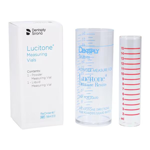 Lucitone Measuring Vials (Powder & Liquid Set)
