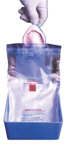 SAFE-T-BAGS 6X6 500 TO BOX DISPOSABLE LAB TRANSPORT BAG