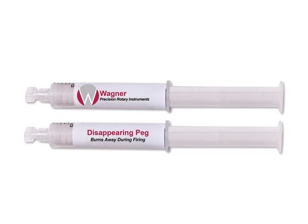 Wagner Disappearing Peg putty syringe, 12cc