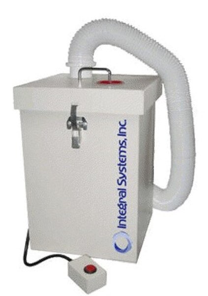 Dust Collector w/6ft hose, single speed 1.0hp, Integral