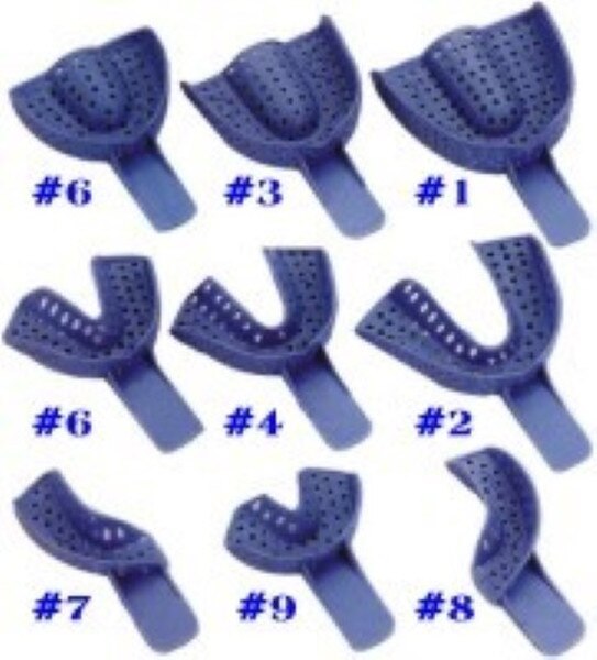#9 Anterior Excellent II disposable impression tray plasdent