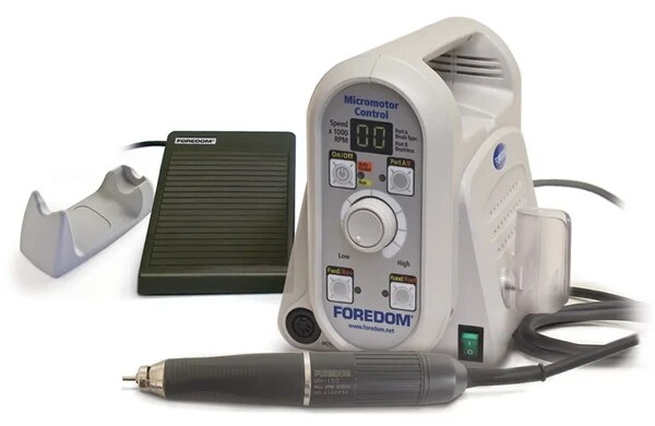 Foredom 1050, 50,000RPM Brushless Lab Handpiece