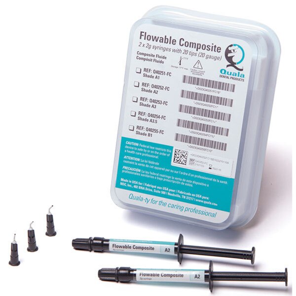 Quala Flowable Nano Composite, A3.5, 2x20g, 20 tips/pk