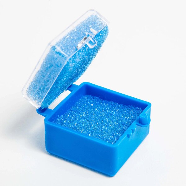 1 Rigid Blue/Clear Boxes with Blue Fillers Pre-Packed, 1000pc